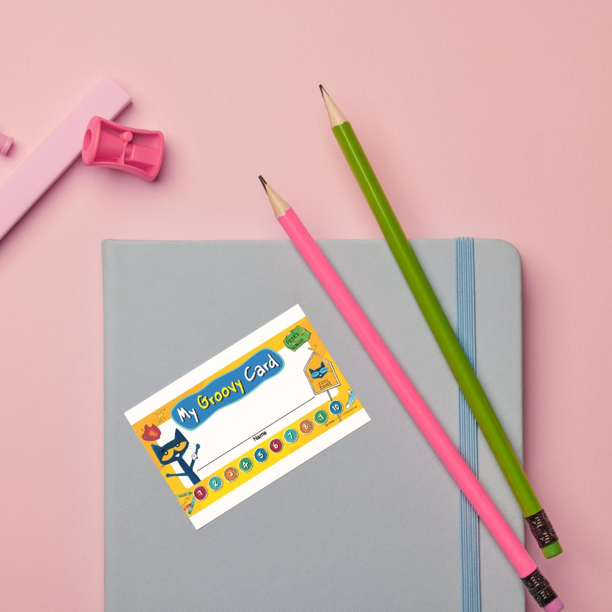 Back to School Sticker for Kids, My Groovy Card, Pete the Cat Stickers ...