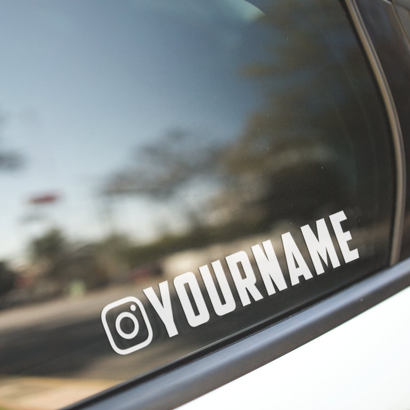 Instagram Car Decal - Etsy