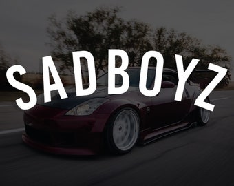 SLOW BOYZ Vinyl JDM Decal Sticker Windshield Banner, Window Sticker ...