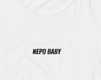 Nepo Baby Crop Top, Hailey Bieber, Vogue, Nepo Baby, Nepo Baby Sweatshirt, Nepo Baby Shirt,tee ...
