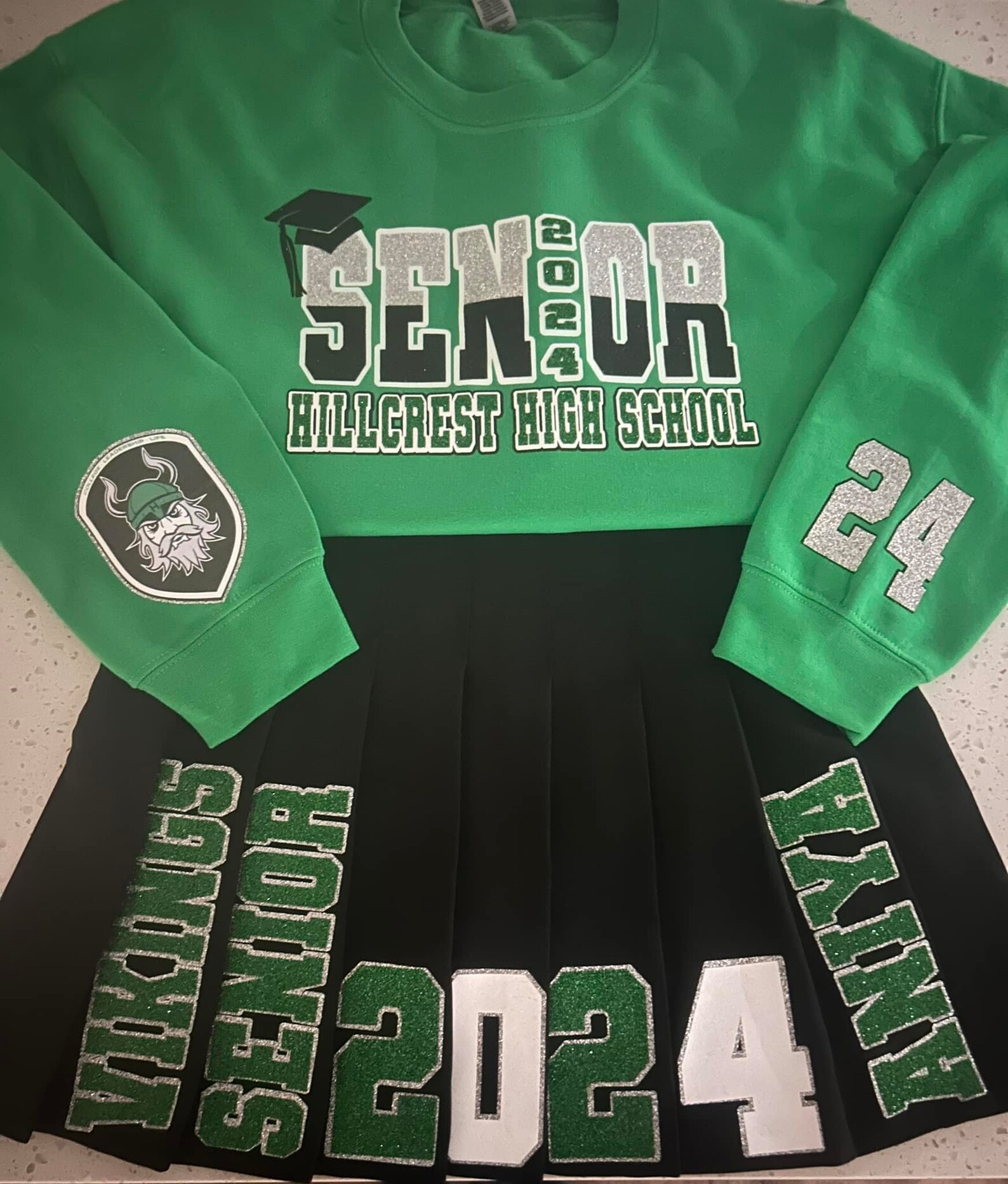 Senior Set, Senior Skirt Set, Graduate Skirt Set, Senior Sweatshirt ...