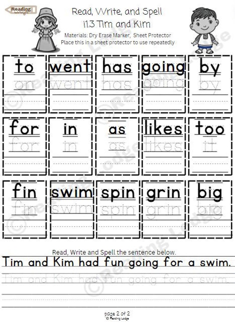 Short Vowel Reading Practice: Phonics Skills Worksheets (digital ...