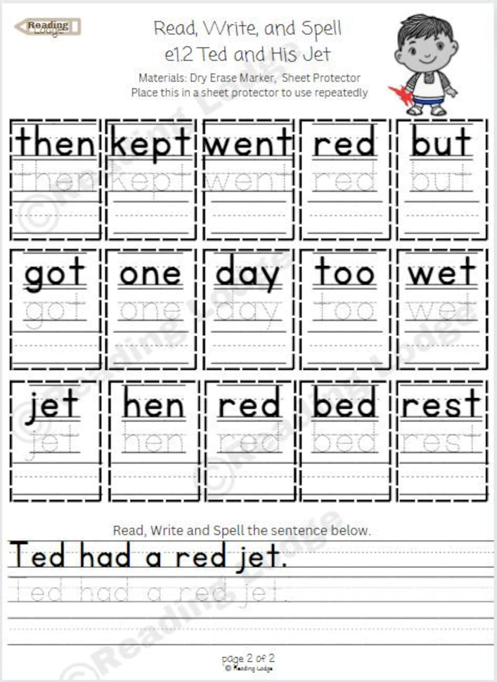 Short Vowel Reading Comprehension Practice: Preschool-third Grade (PDF ...