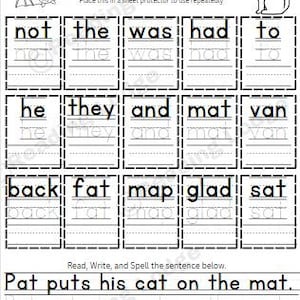 Short A Reading Comprehension Worksheets: Phonics Practice (PDF) - Etsy
