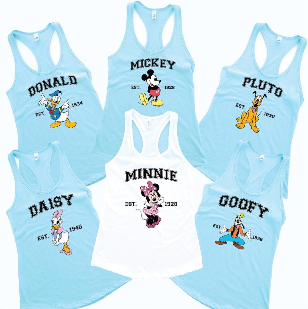 Disney Character Tank Top, Mickey and Friends Tank Top, Mickey Minnie ...