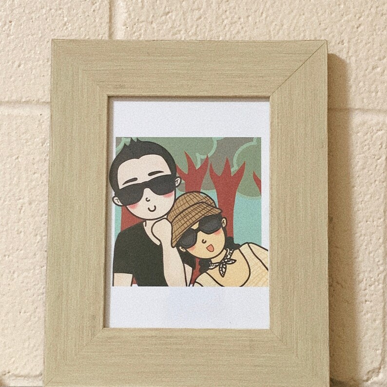 Custom Cute Cartoon Illustration: Perfect Personalized Gift - Etsy