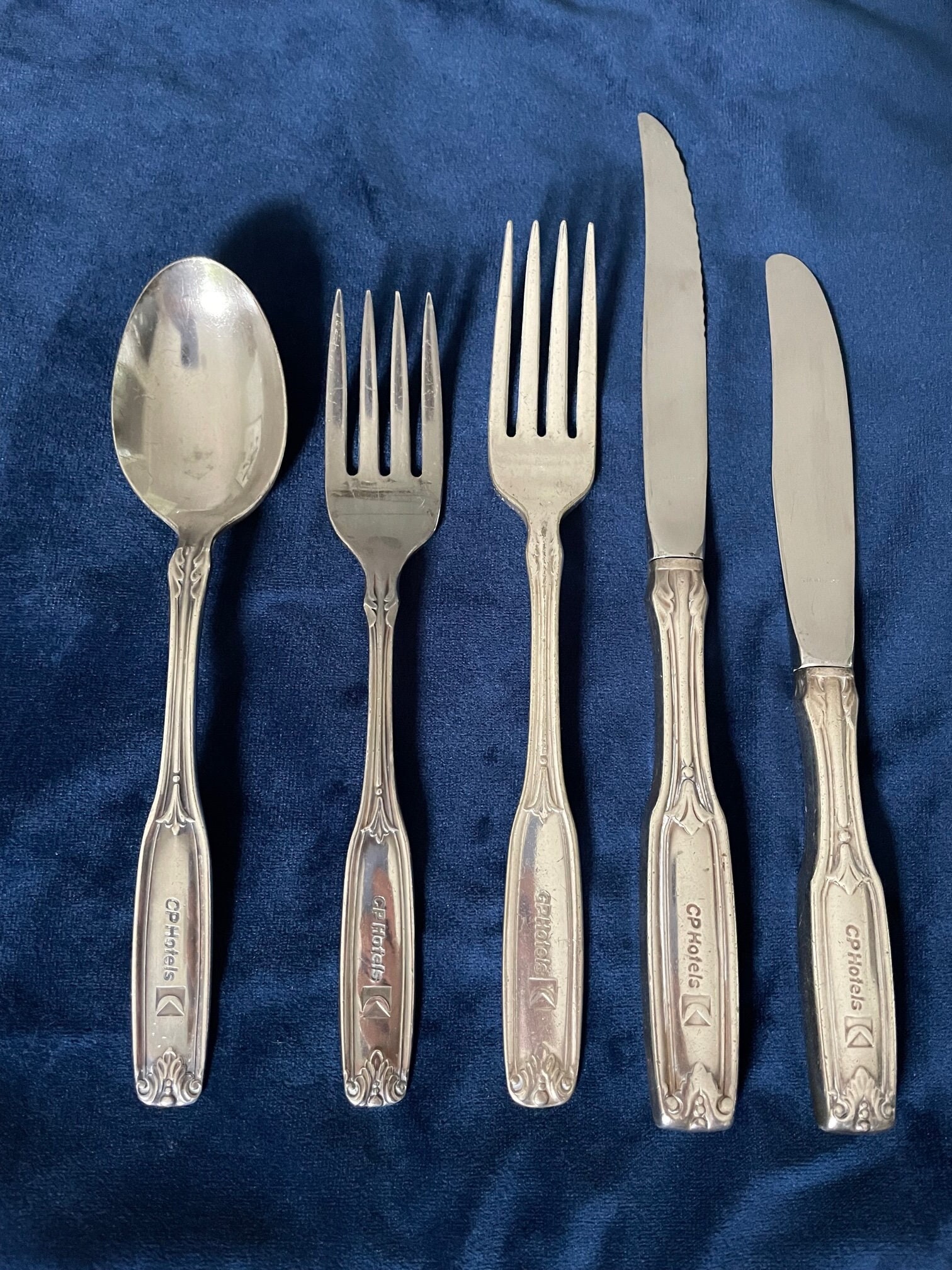 Canadian Pacific (CP) Hotels Original Silver Plated Cutlery (five Pieces) - Etsy