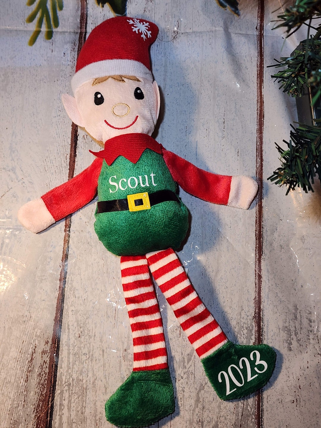 Personalized Christmas Elf, Plush Elf, Santa's Little Helper, Elf Doll ...
