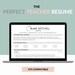 Resume Template CV Template Resume CV Digital Download - Etsy