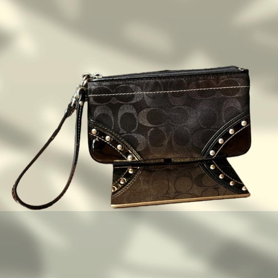 coach metallic signature black - Gem