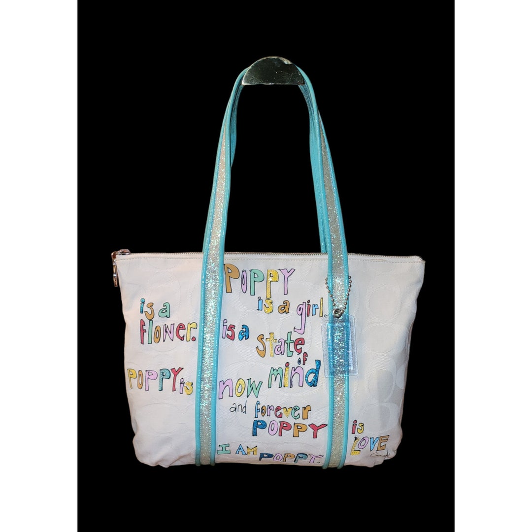 RARE FIND Coach I Am Poppy Glam Tote - Etsy