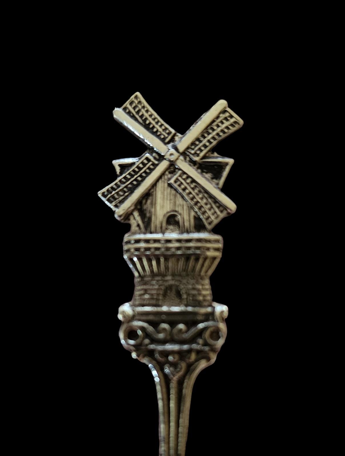 Vintage Sterling Spoon Dancing Playing Music Behind and Hotel De Ville ...