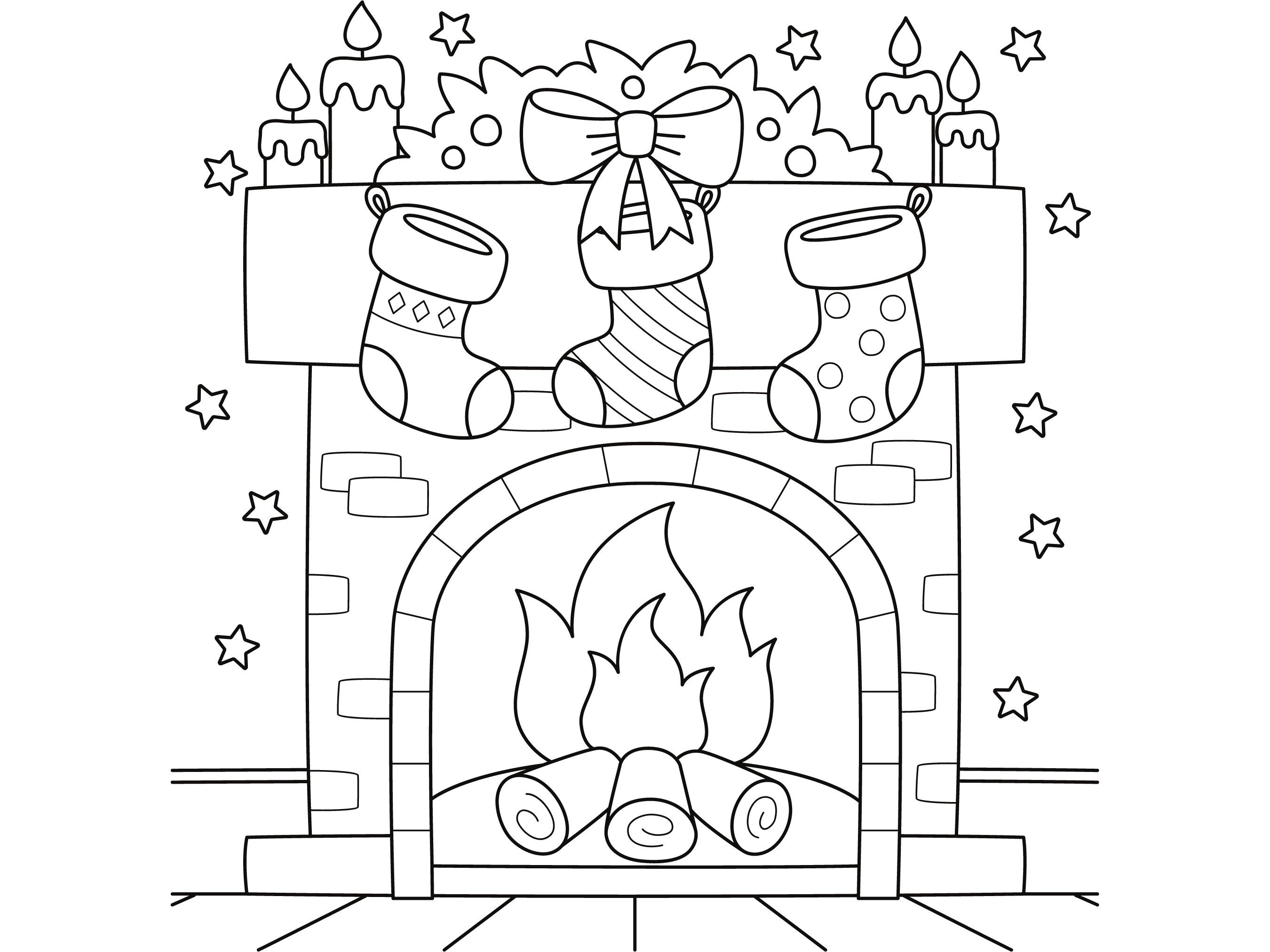 50 Winter & Holiday Themed Coloring Pages for Toddlers - Early ...