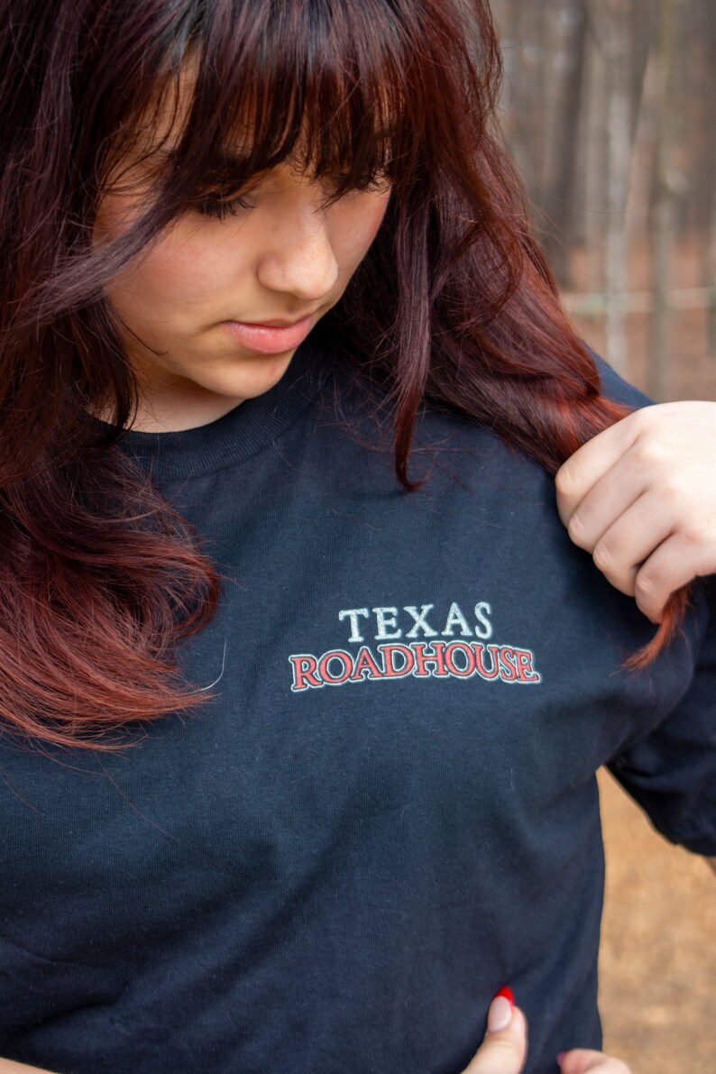 Texas Roadhouse Vintage Style Custom Rolls Shirt/uniform | Funny "but ...
