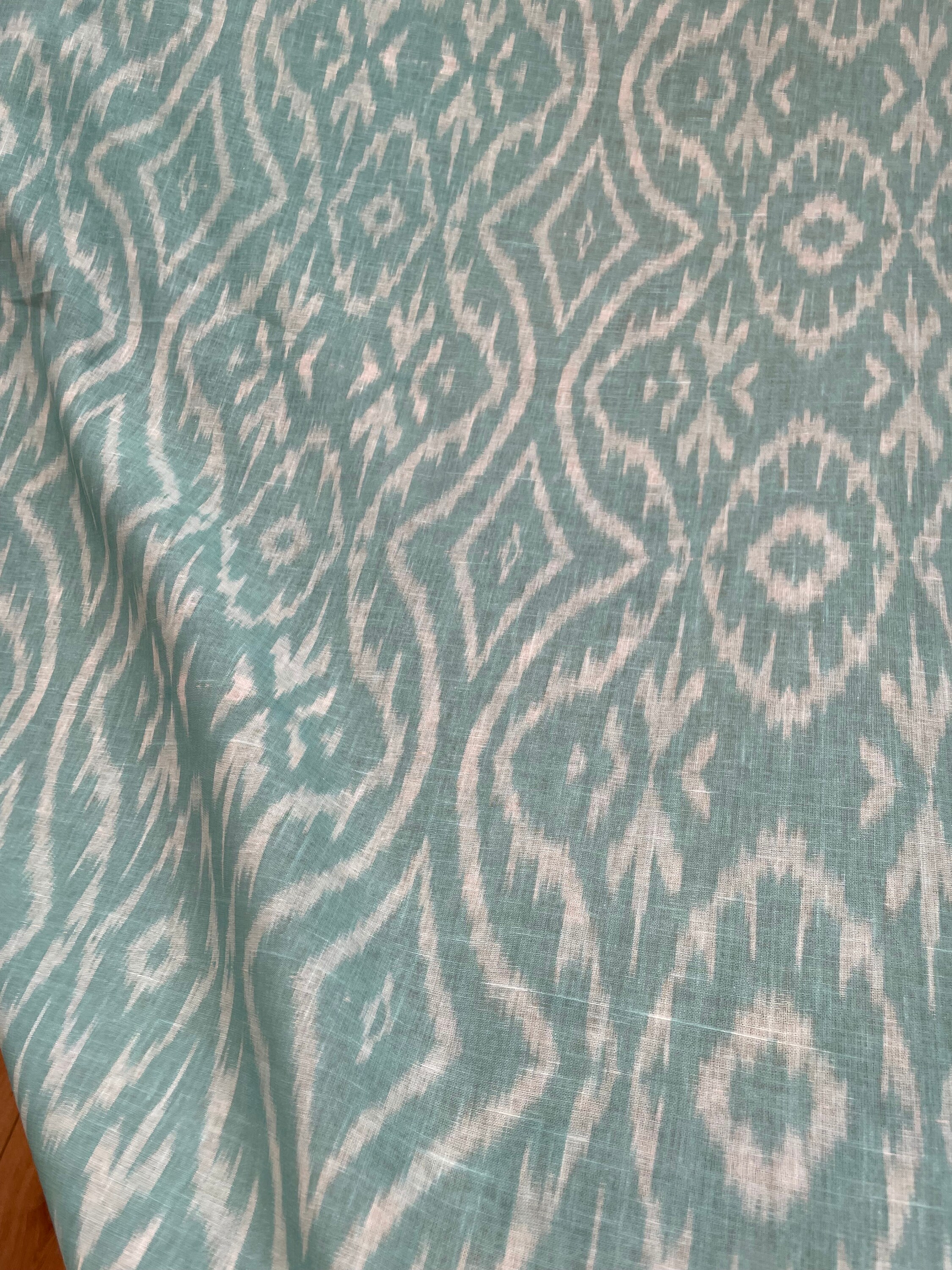 Ethnic Linen Fabric Authentic Design Fabric possibility of Printing on ...