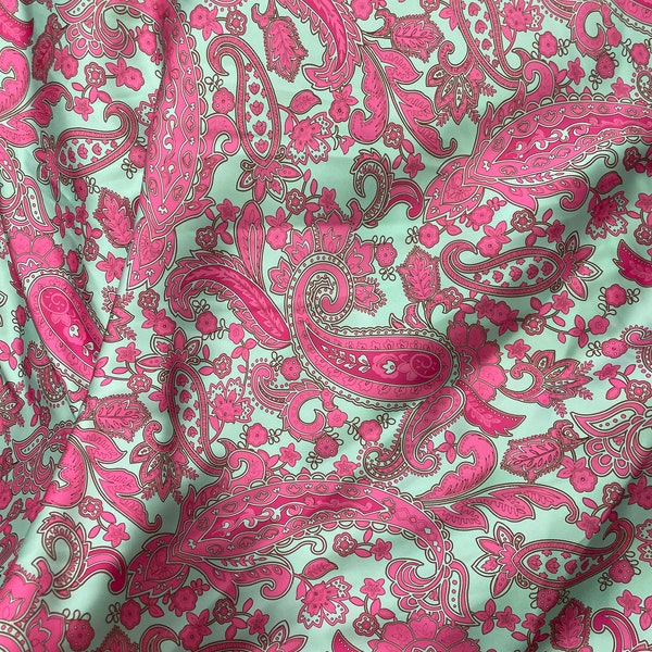 Paisley Fabric - Etsy