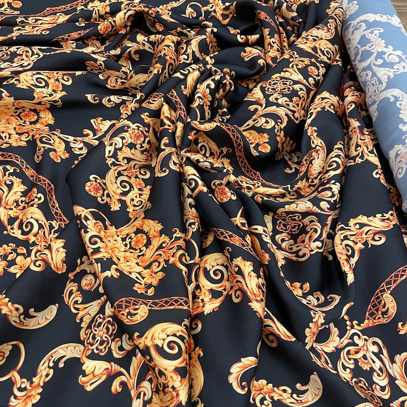 Chain Print Fabric - Etsy