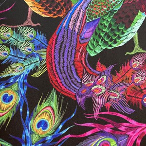 Peacock Gorgeous Silky Satin Fabric - Highquality Fabric-lr - Etsy