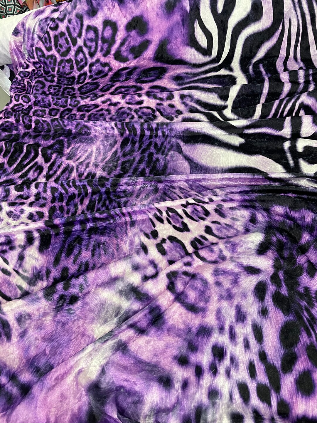 The Coolest of the Leopard Silk Satin Fabric - You'll Be Spotted - Etsy