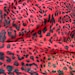 Silky Chiffon Fabric Red Leopard -(our Patterns Are Printed on the ...