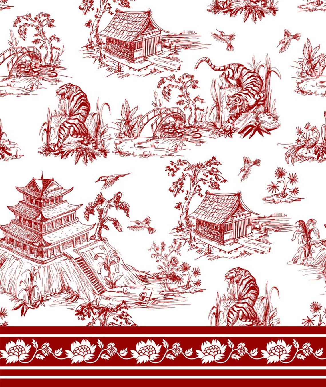 Vintage Style Special Fabric is Made to the Desired Fabric - Etsy