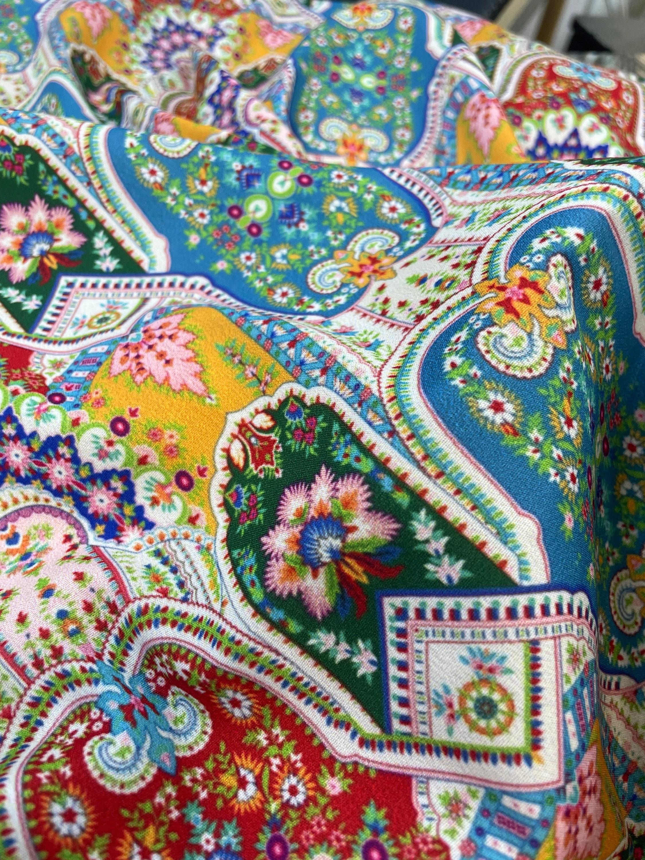 Bohemian Pattern Linen Fabric Possibility to Print on Any Fabric You ...