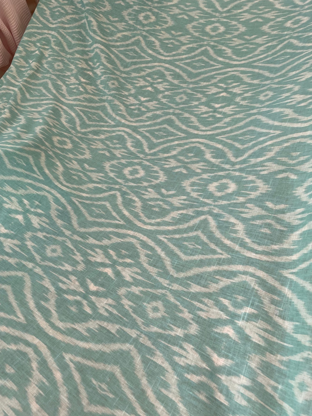 Ethnic Linen Fabric Authentic Design Fabric possibility of Printing on ...