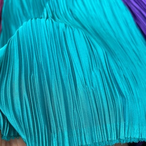 Pleated Satin Fabric: Shiny Polyester Crepe, 1.6 Yard Wide - Etsy
