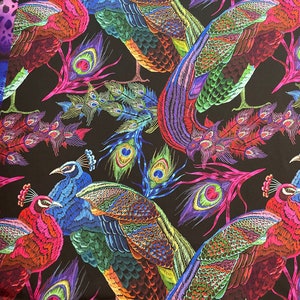 Peacock Gorgeous Silky Satin Fabric - Highquality Fabric-lr - Etsy