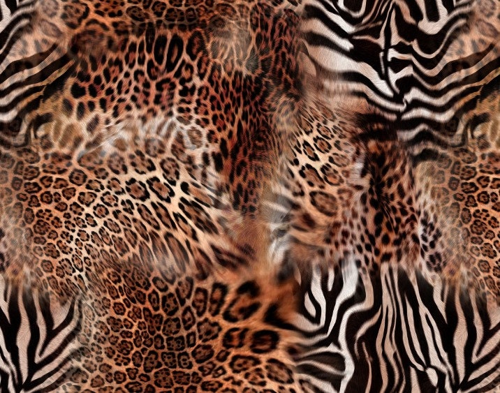 The Coolest of the Leopard Silk Satin Fabric You'll Be Spotted - Etsy