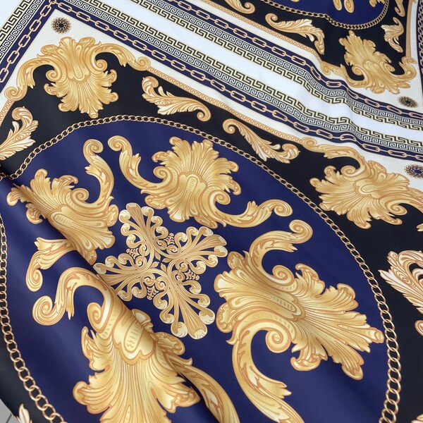 Gold Baroque Fabric - Etsy