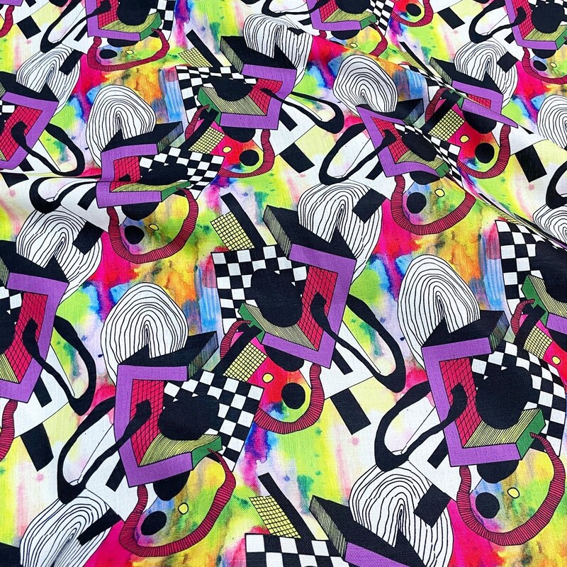 Abstract Fabric - Etsy