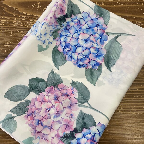 Hydrangea Fabric - Etsy