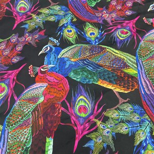 Peacock Gorgeous Silky Satin Fabric Highquality Fabric - Etsy