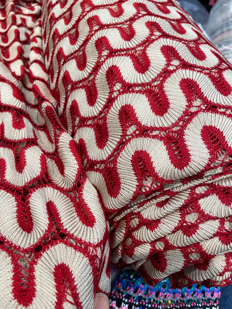 Knitted Red Fabric Design Awesome Cool-dress-pants Style Elegance - Etsy