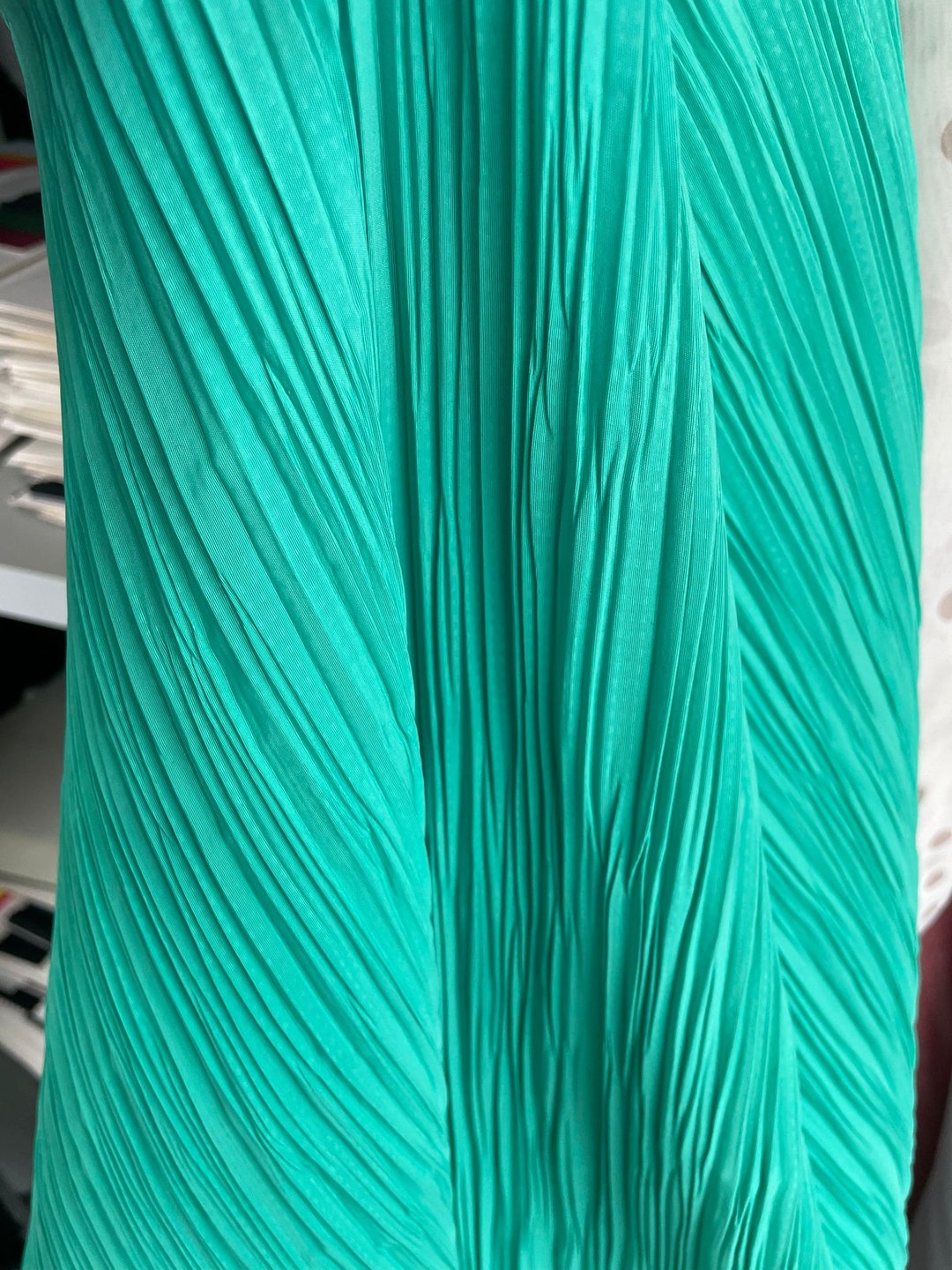 Pleated Satin Fabric: Shiny Polyester Crepe, 1.6 Yard Wide - Etsy