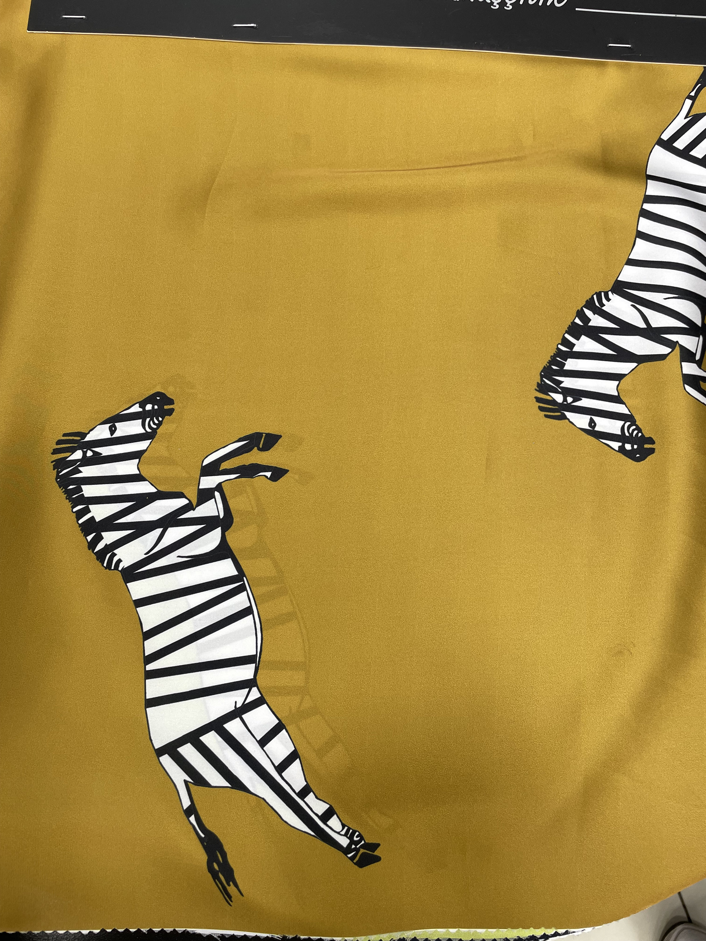 Zebra Pattern Silky Satin Fabric5 Color lr - Etsy