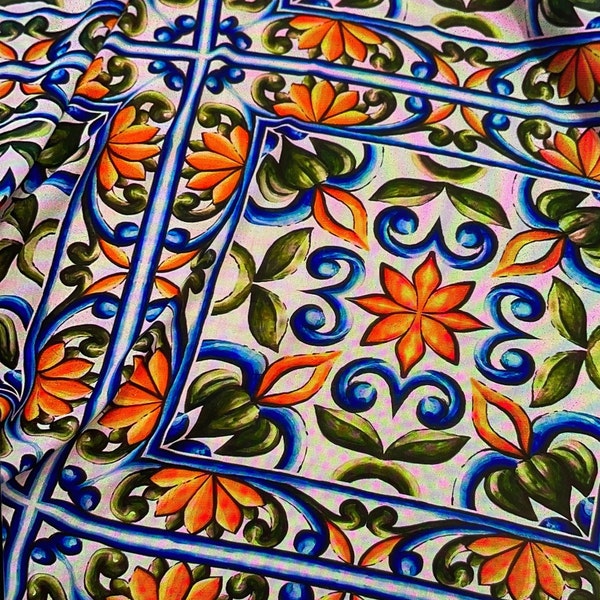 Sicilian Fabric - Etsy