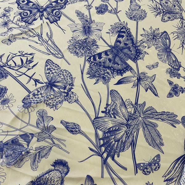 Bird Butterfly Fabric - Etsy