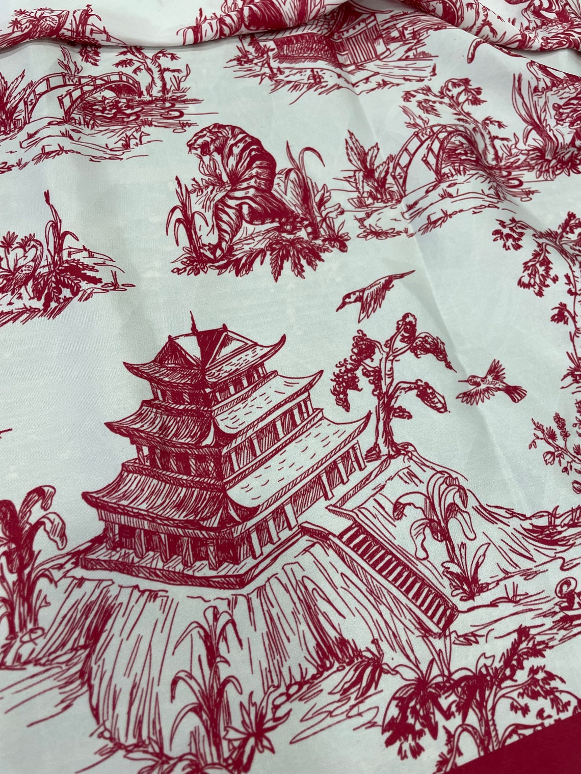 Vintage Style Special Fabric is Made to the Desired Fabric - Etsy