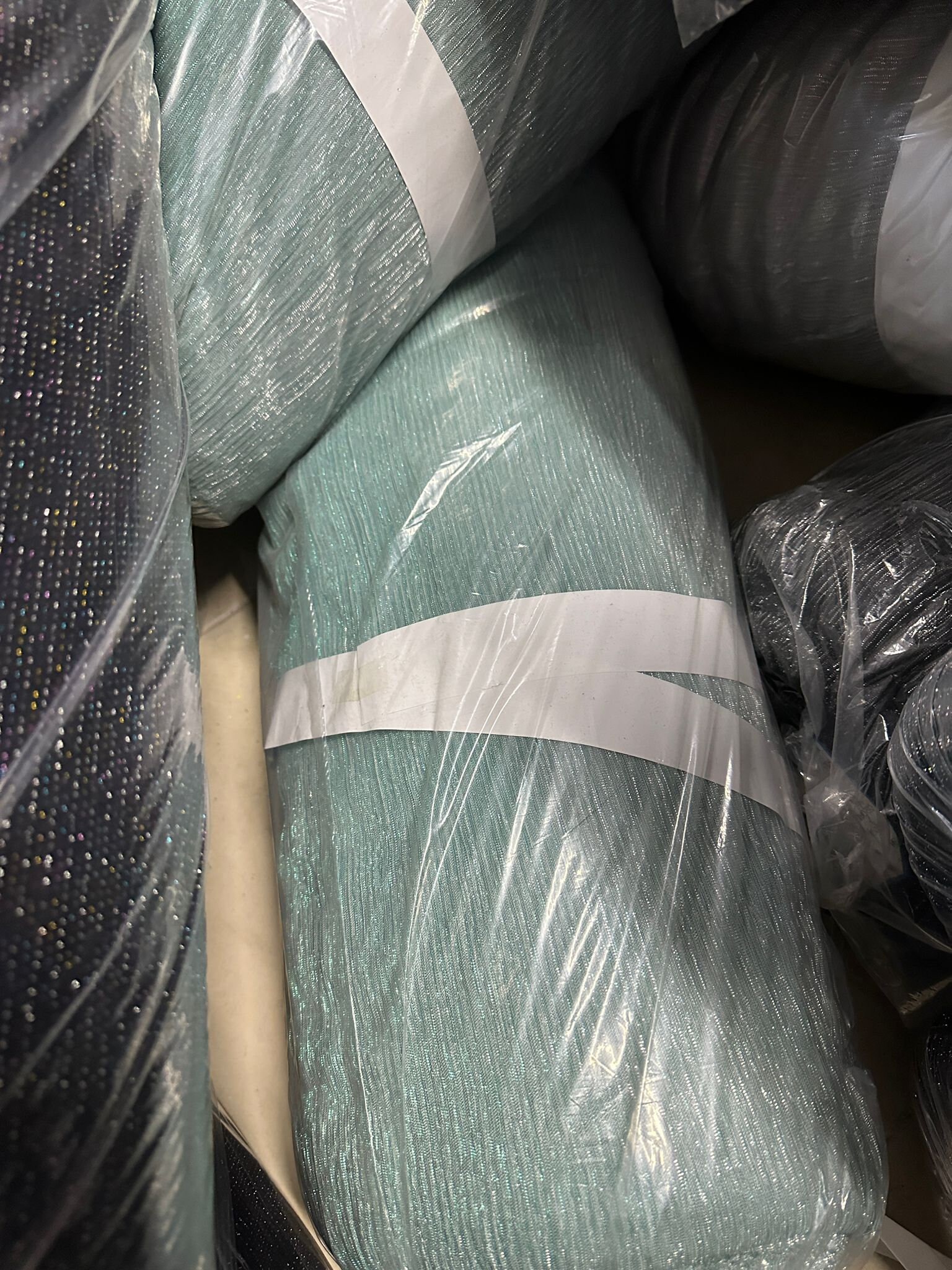 Metallic Crinkle Pleated Fabric: 2-way Stretch Moonlight Material - Etsy