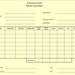 Weekly Time Sheet | Printable Time Sheet Template | Including 1 Excel ...