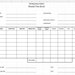 Weekly Time Sheet | Printable Time Sheet Template | Including 1 Excel ...