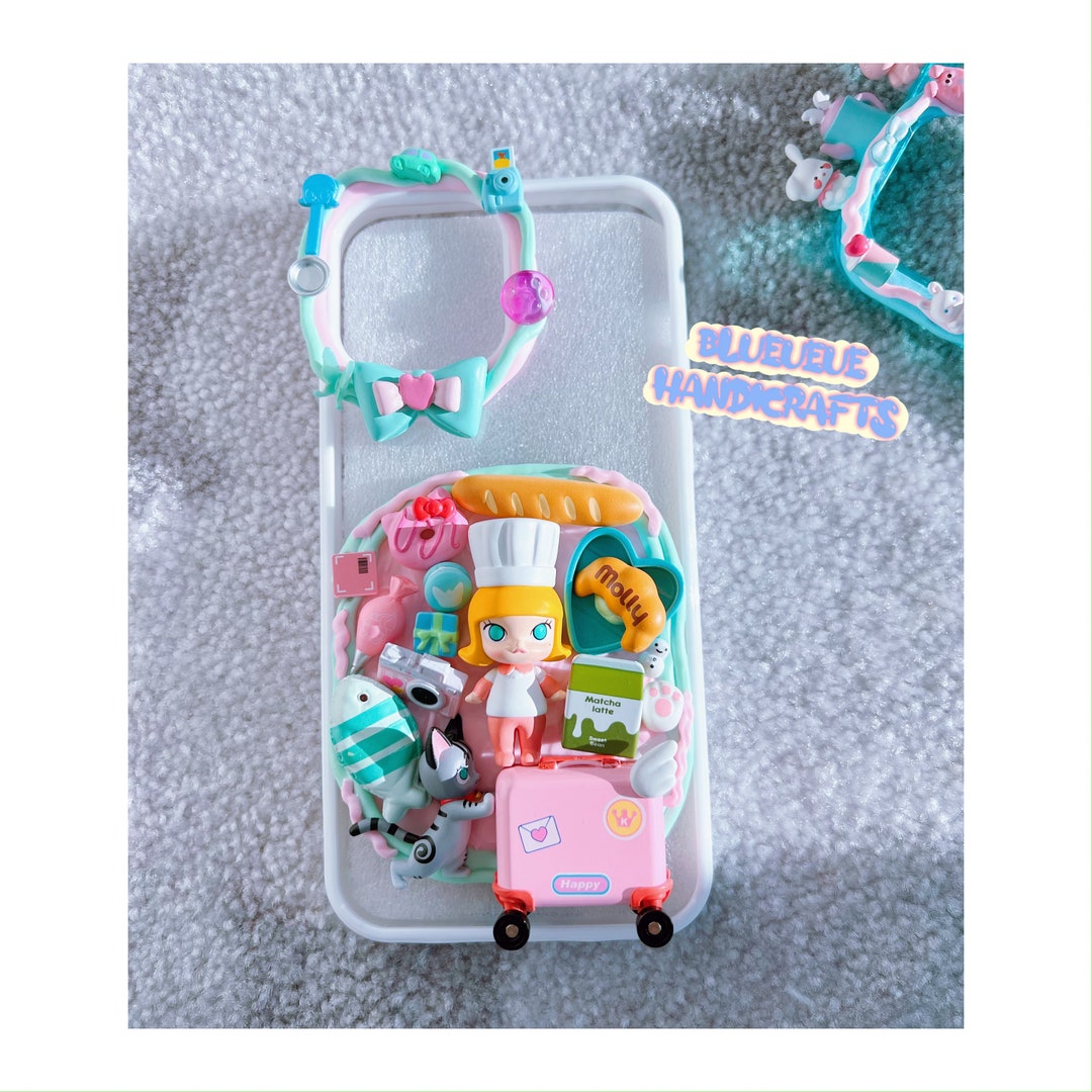 Molly iPhone Case 100% Handmade With Cream Glue - Etsy
