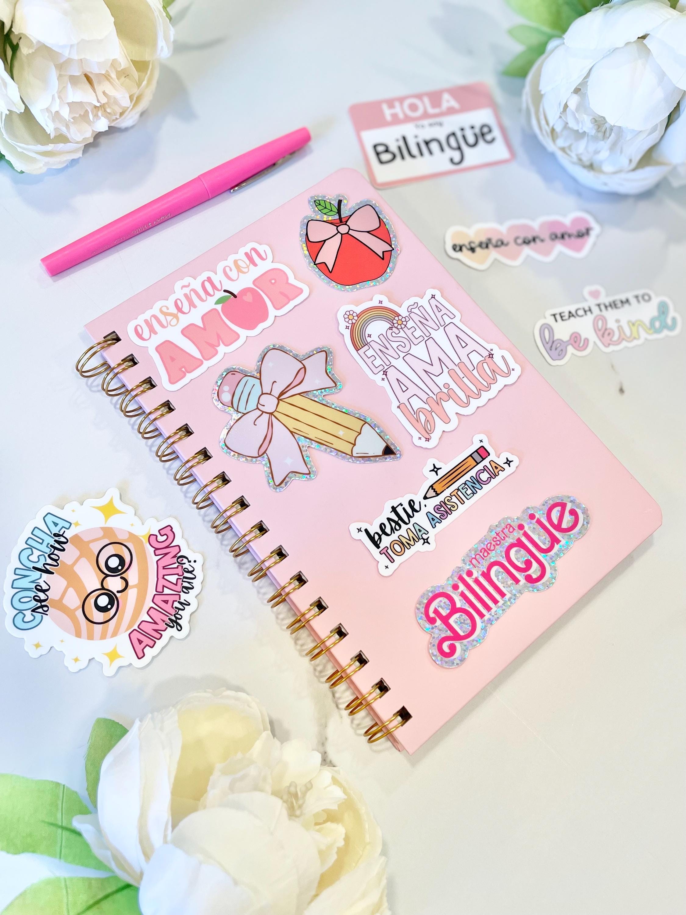 Enseña Con Amor Sticker, Maestra Sticker, Maestra Stickers, Maestra ...