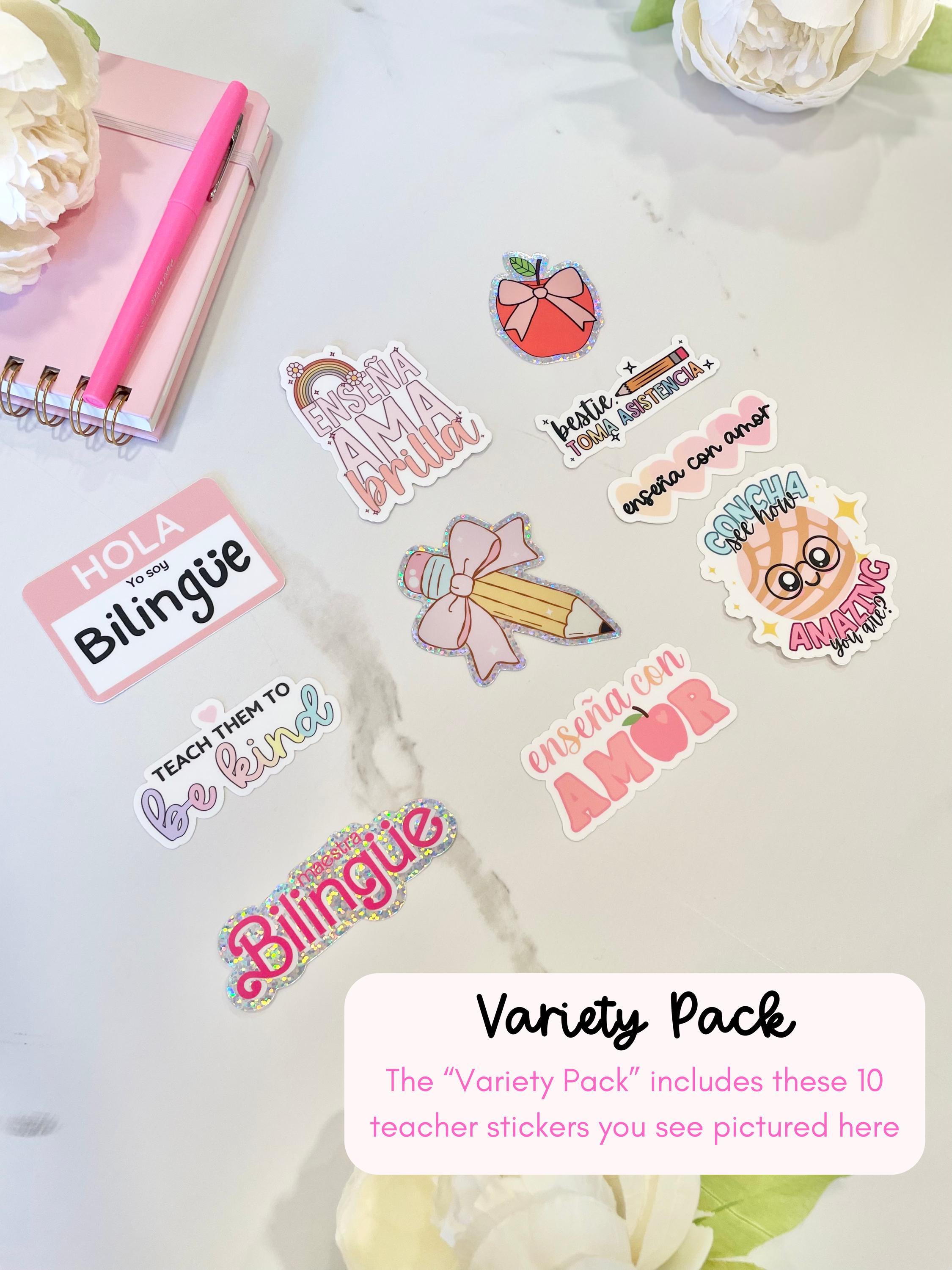 Enseña Con Amor Sticker, Maestra Sticker, Maestra Stickers, Maestra ...