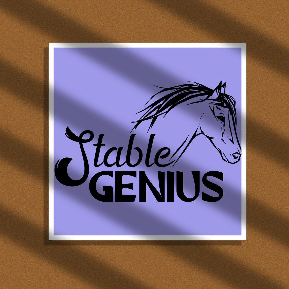 Instant Download / Stable Genius Svg, Digital Print Png, Horse Lovers ...