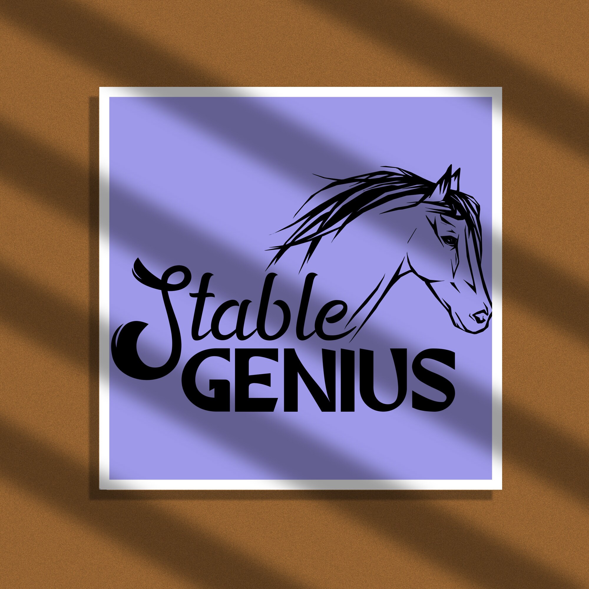 Instant Download / Stable Genius Svg, Digital Print Png, Horse Lovers ...