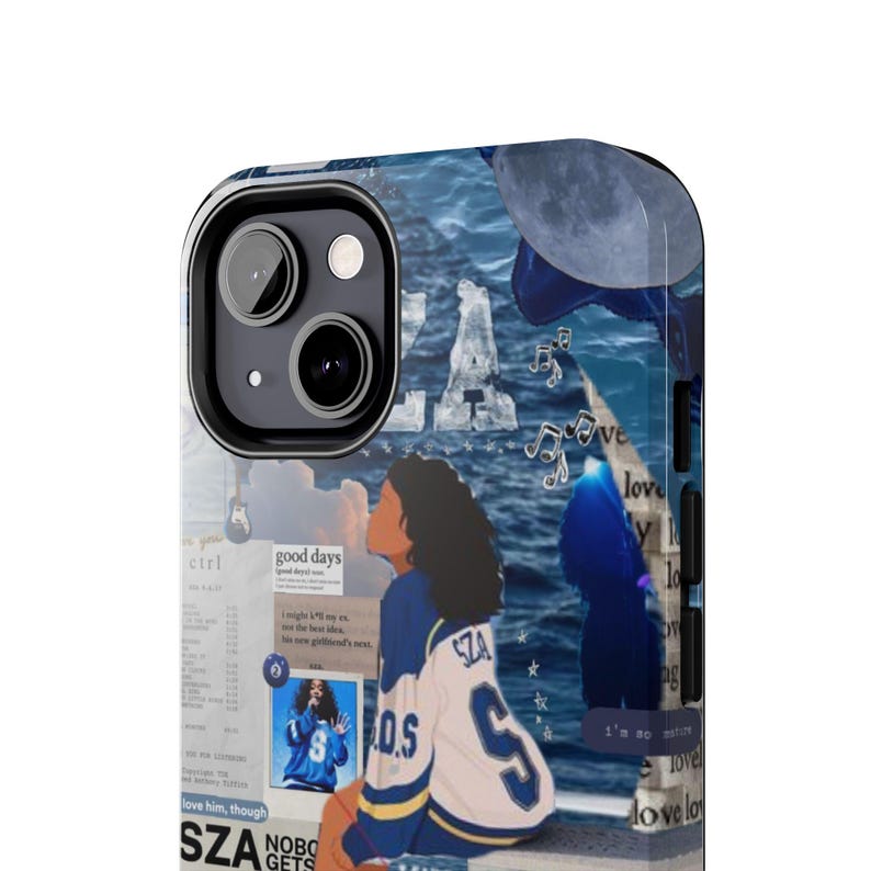 Sza Phone Case, SZA SOS Collage Aesthetic Phone Case, Stylish Art ...