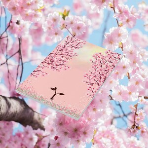Front & Back Printable Journal Covers Growing Tree Cherry - Etsy